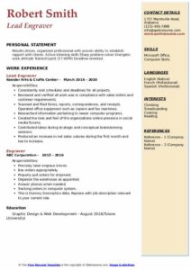 Engraver Job Responsibilities – Job Responsibilities