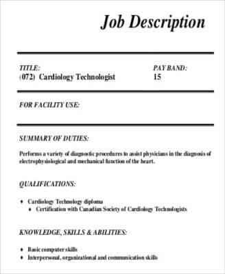 Cardiologist Job Responsibilities – Job Responsibilities