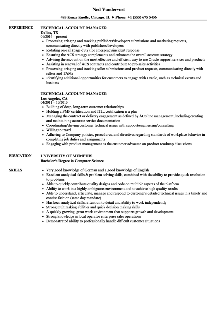 Technical Account Manager Job Responsibilities Job Responsibilities technical-account-manager-job-responsibilities-job-responsibilities