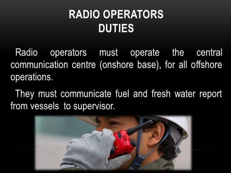 Radio Operator Job Responsibilities – Job Responsibilities